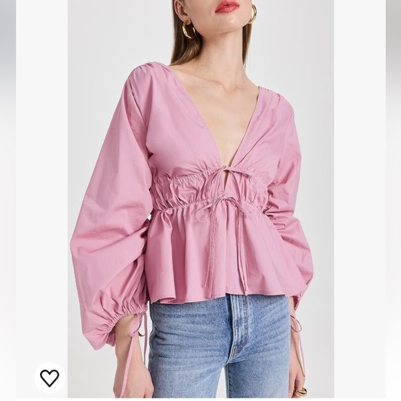 STAUD | Tops | New Staud Womens Shelby Top Large Pink | Poshmark